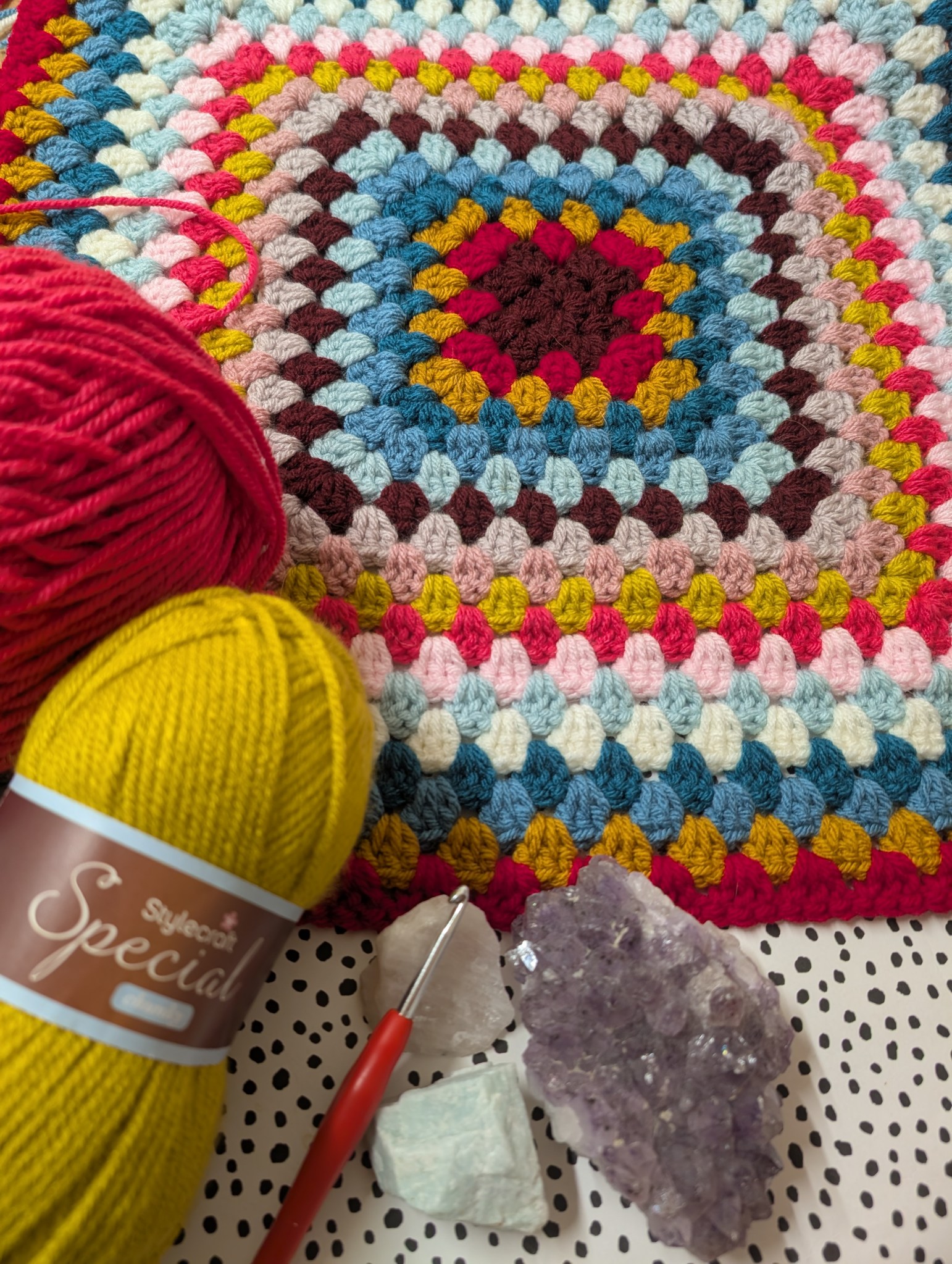 How to make Wool Goddess Daydream Doris granny square blanket – Wool ...