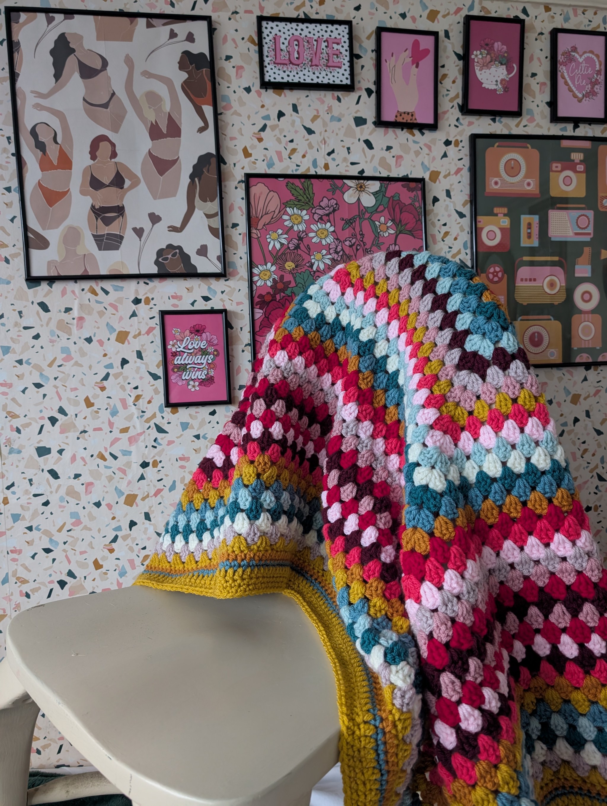How to make Wool Goddess Daydream Doris granny square blanket – Wool ...